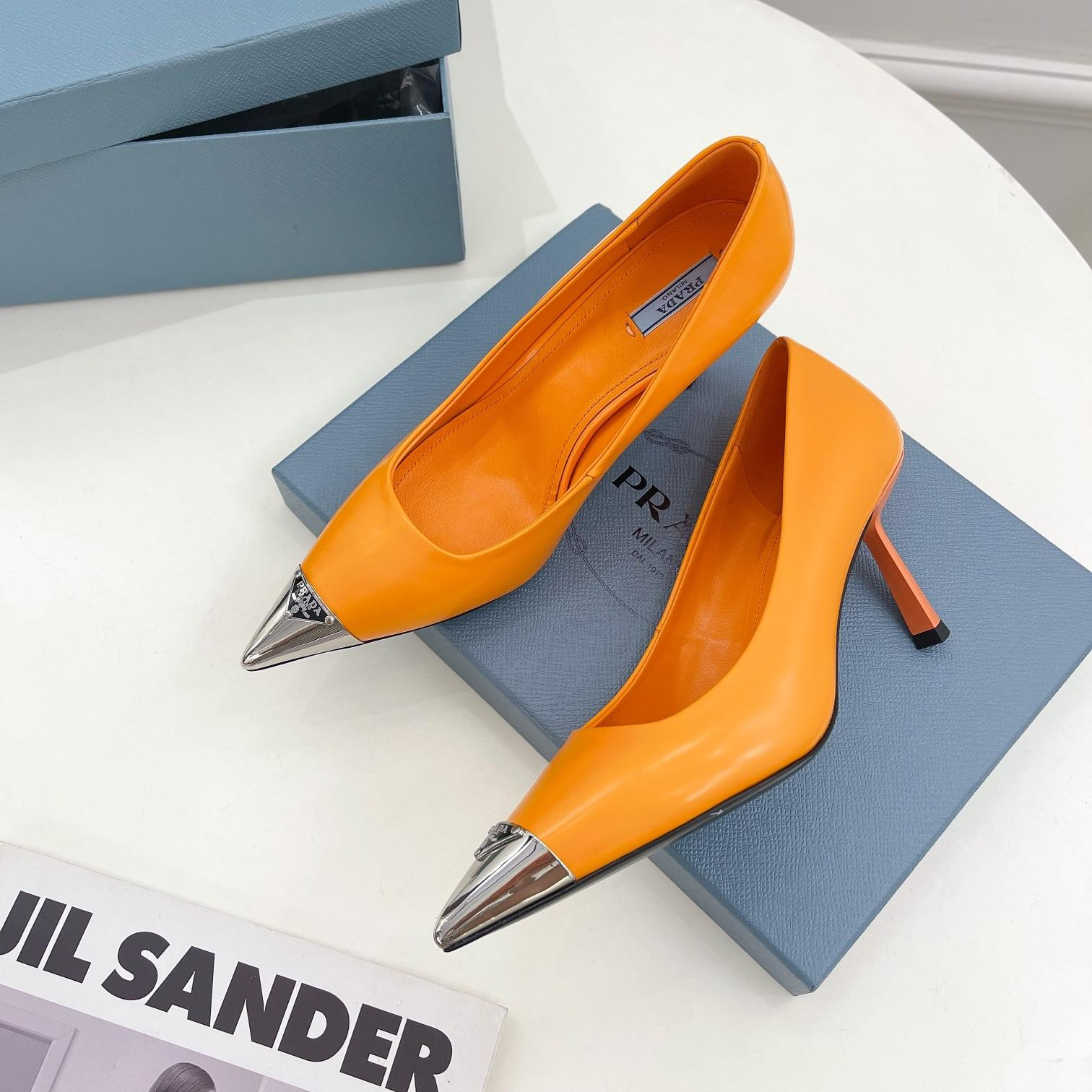 Prada 6.5CM All-in-one Pointy Heel Slide Sandal (Replica) - Ultra ...