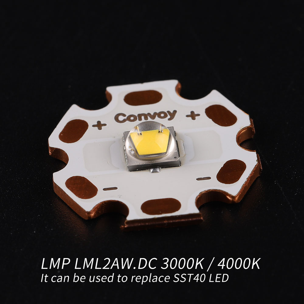 LMP LML2AW.DC 3000K / 4000K, used to replace SST40 LED - Convoy flashlight